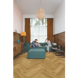 QuickStep Alpha PVC Ciro Botanisch Gerookte Eik 5+1mm AVHBU40363 Rigid Click Visgraat PVC (incl ...